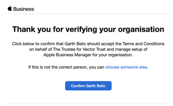 How do we get set up with Apple Business Manager