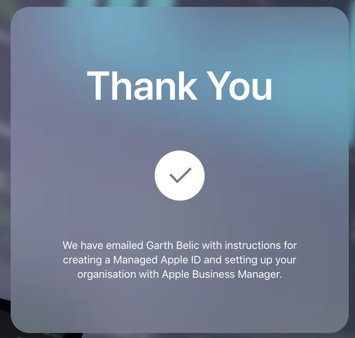 How do we get set up with Apple Business Manager