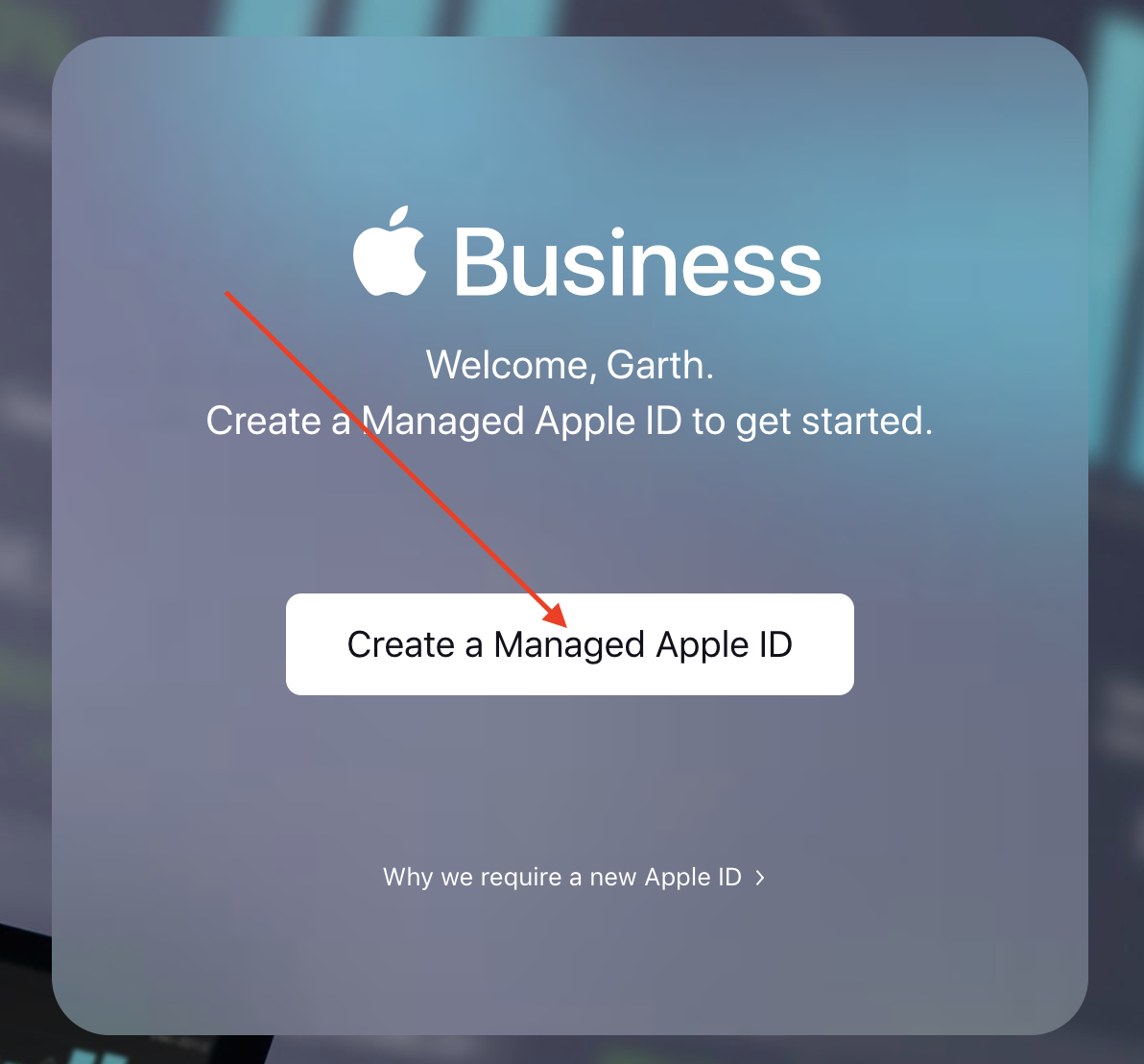 How do we get set up with Apple Business Manager