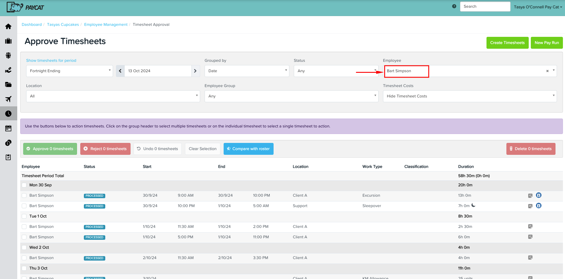 Troubleshooting Errors with the Shiftcare Paycat Timesheet Importer