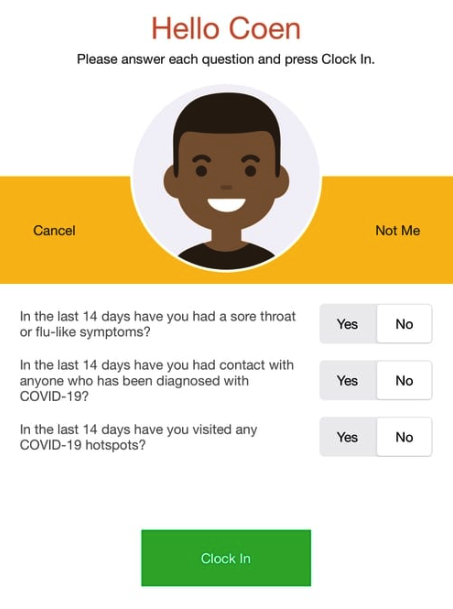 Compliance with Noahface